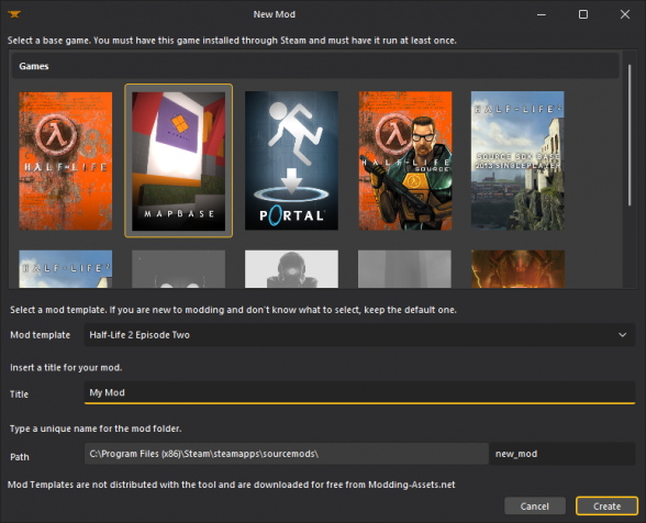Create a Mod - Valve Developer Community