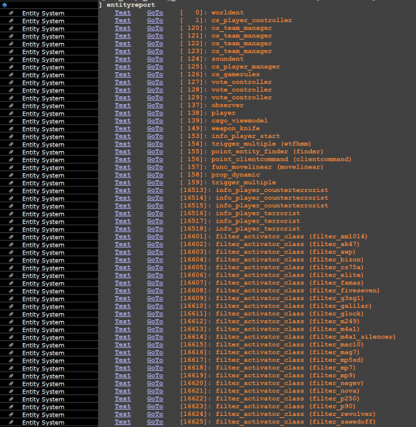 entityreport - Valve Developer Community
