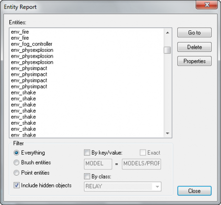 Hammer Entity Report Dialog - Valve Developer Community